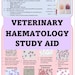 Veterinary Haematology Study Notes - Etsy