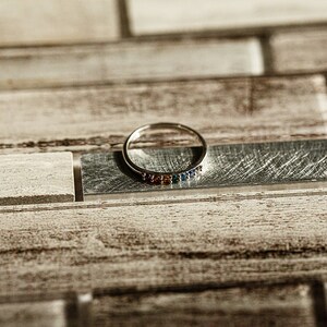 Sterling Silver Rainbow Ring, Pride, LGBTQ - Etsy