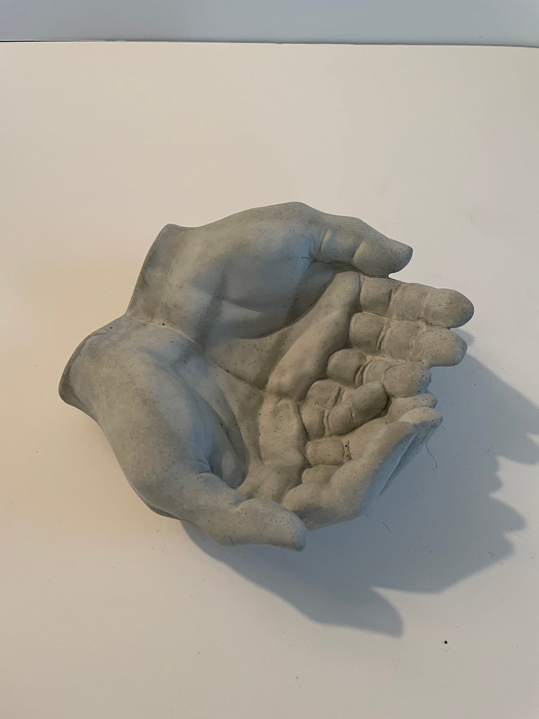 Handmade Concrete Cement Hands Sculpture - Etsy