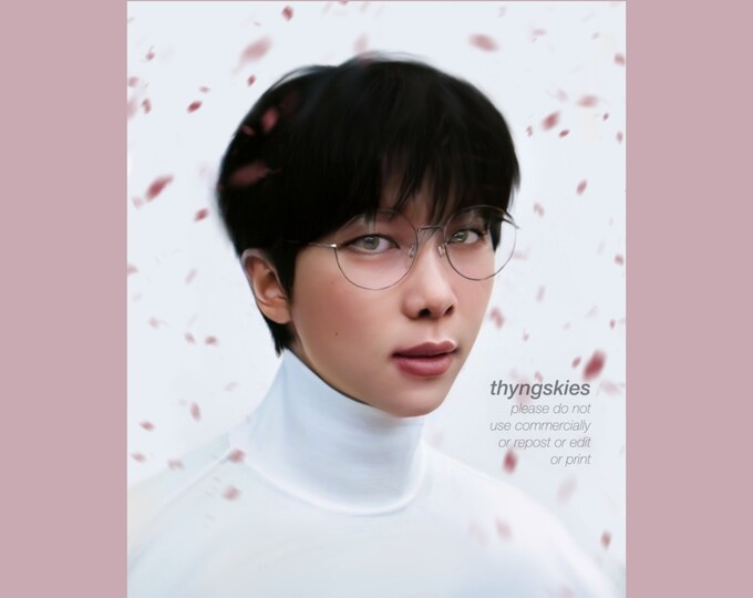 Namjooning Print Digital Download BTS Kim Namjoon Poster Bangtan ARMY ...