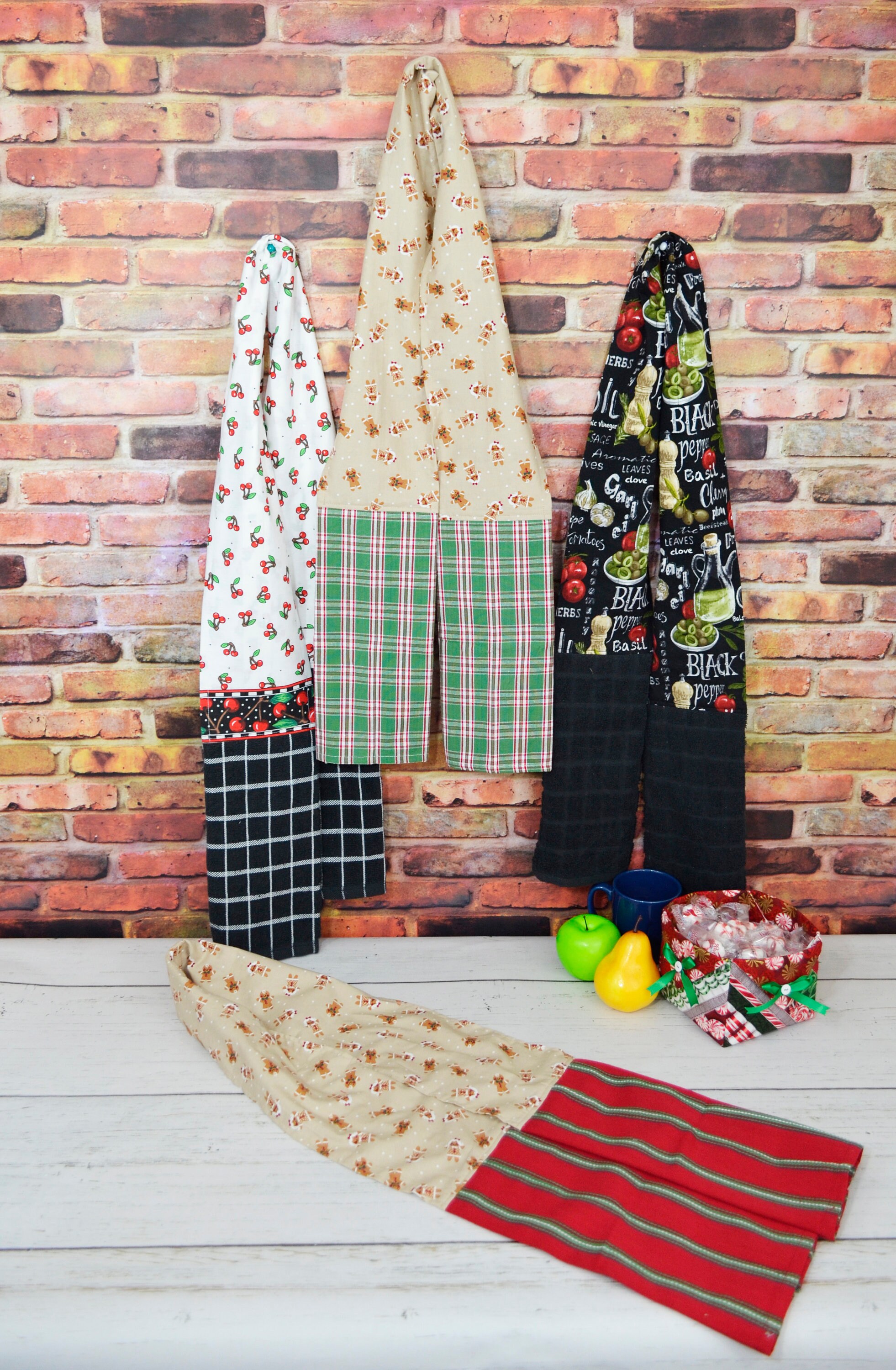 Sewing Machine Pattern, Kitchen Too, Including Kitchen Boa Towel Scarf ...