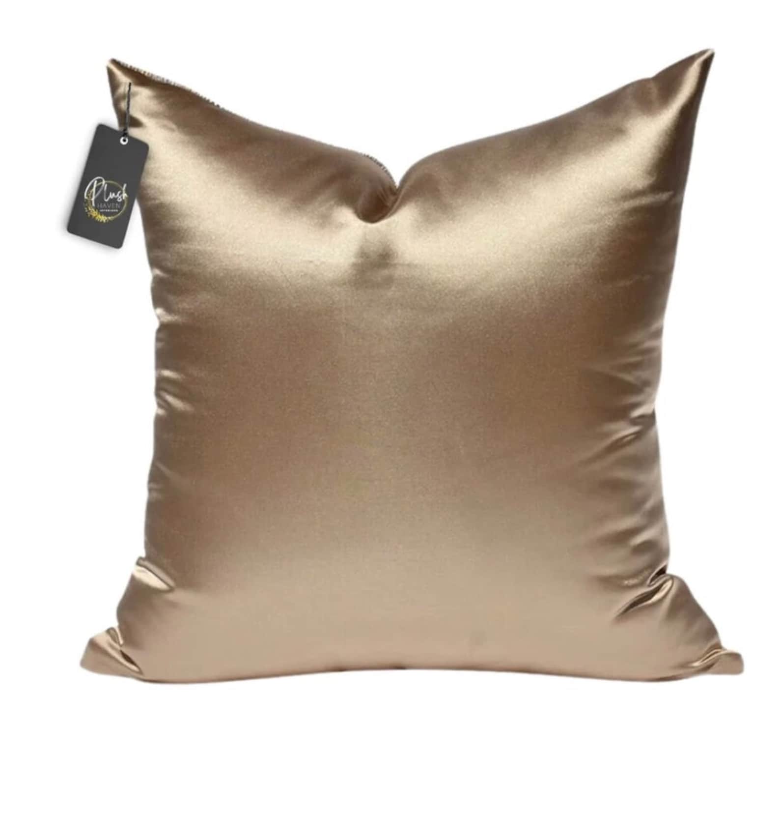 Luxury Chevron Gold, Silver, and Gray Metallic Pillow Cover 22x22 - Etsy