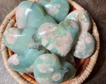Green Agate Flower - Etsy
