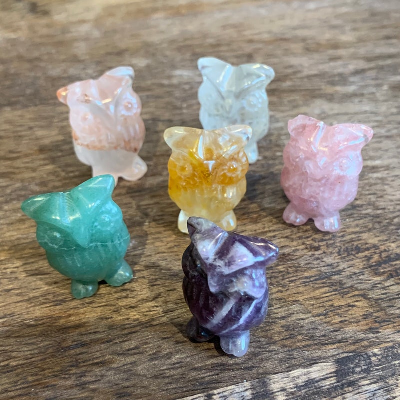 Amethyst Owl - Etsy