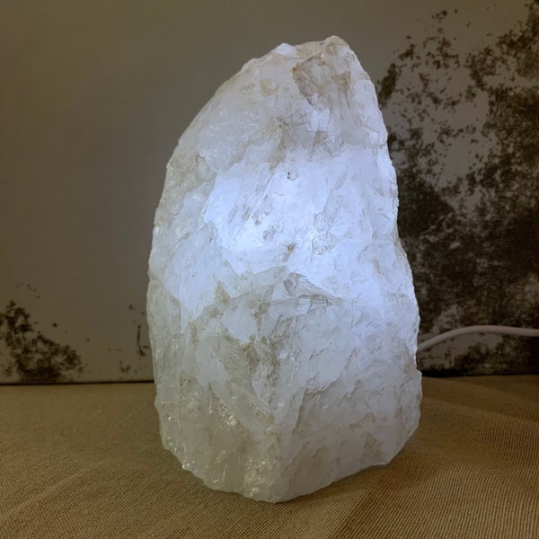 Raw Crystal Lamp - Etsy