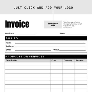Contractor Bundle PDF. Editable Business Forms. Editable Invoice ...