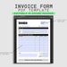 Invoice Template PDF. Editable Business Forms. Printable PDF - Etsy