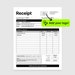 Receipt Template PDF. Custom Logo Editable Business Forms. Printable ...