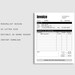 Invoice Template PDF. Editable Business Forms. Printable PDF - Etsy
