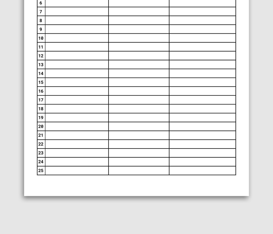 Editable Sign up Sheet. PDF Sign up Template. Printable Event Sign up ...