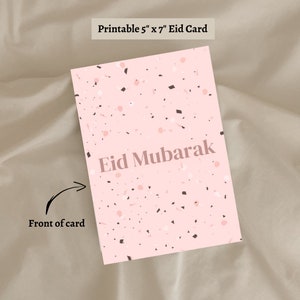 Eid Card Printable, Eid Card Digital, Eid Greeting Card, Eid Card ...