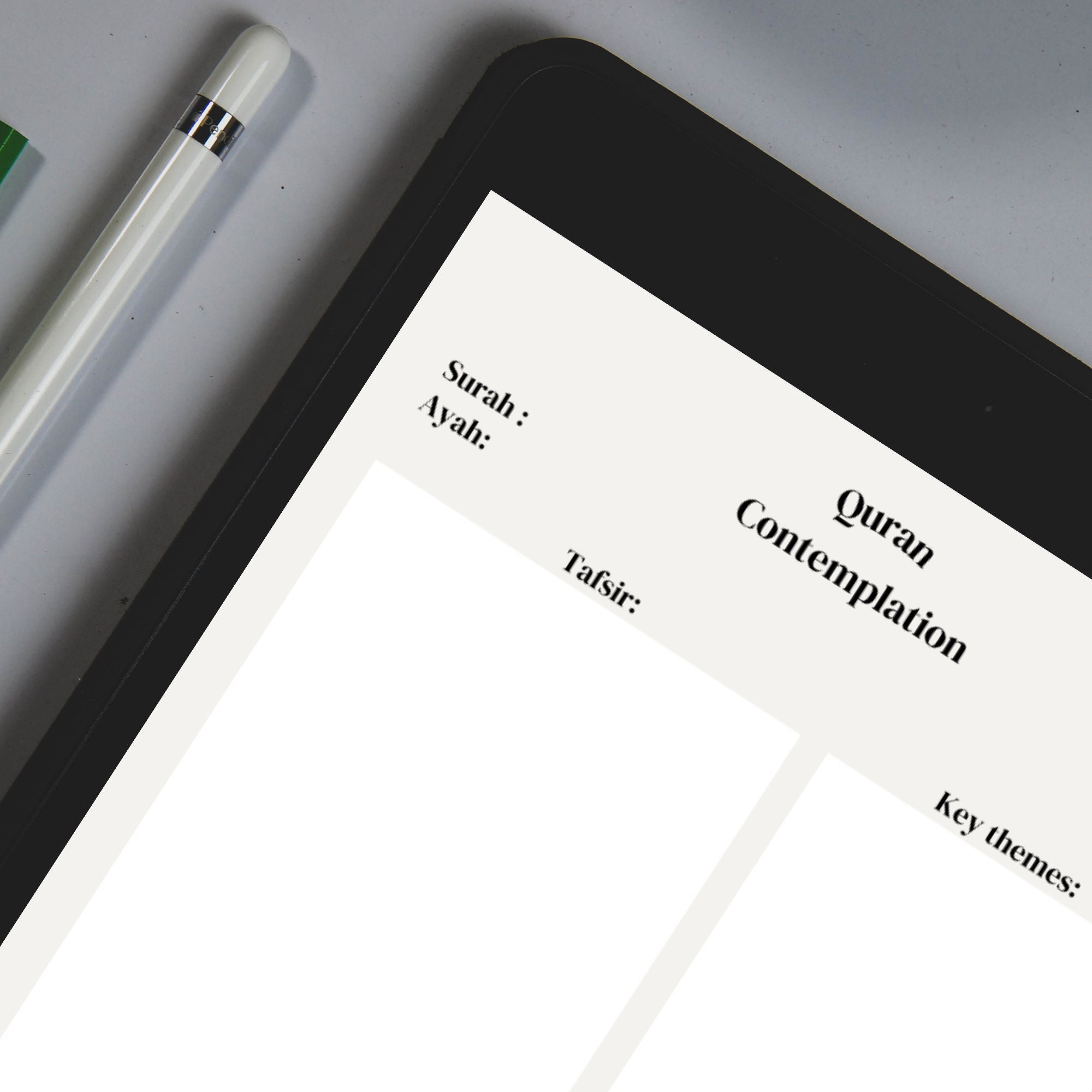 Quran Journal Digital, Islamic Lecture Note, Quran Study, Islamic Study ...