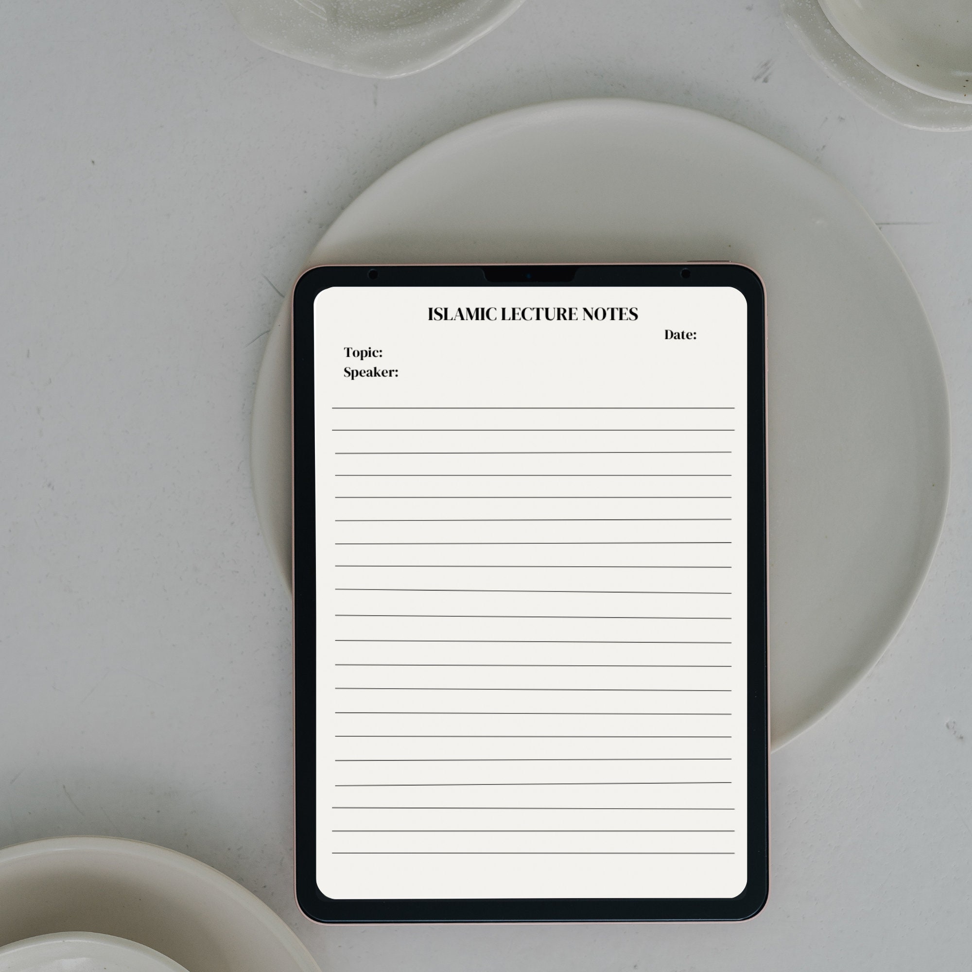 Quran Journal Digital, Islamic Lecture Note, Quran Study, Islamic Study ...