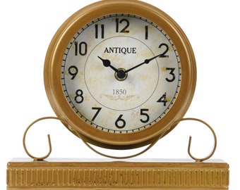 Antique Bedside Table Clock - Etsy UK