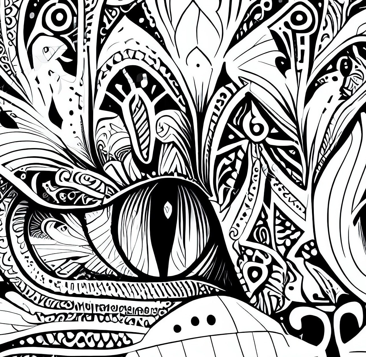 6 Pack Stress Relief Coloring Pages, Kitten Digital Print, Detailed ...