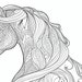 12 Pack Stress Relief Coloring Pages, Horse Digital Print, Detailed ...