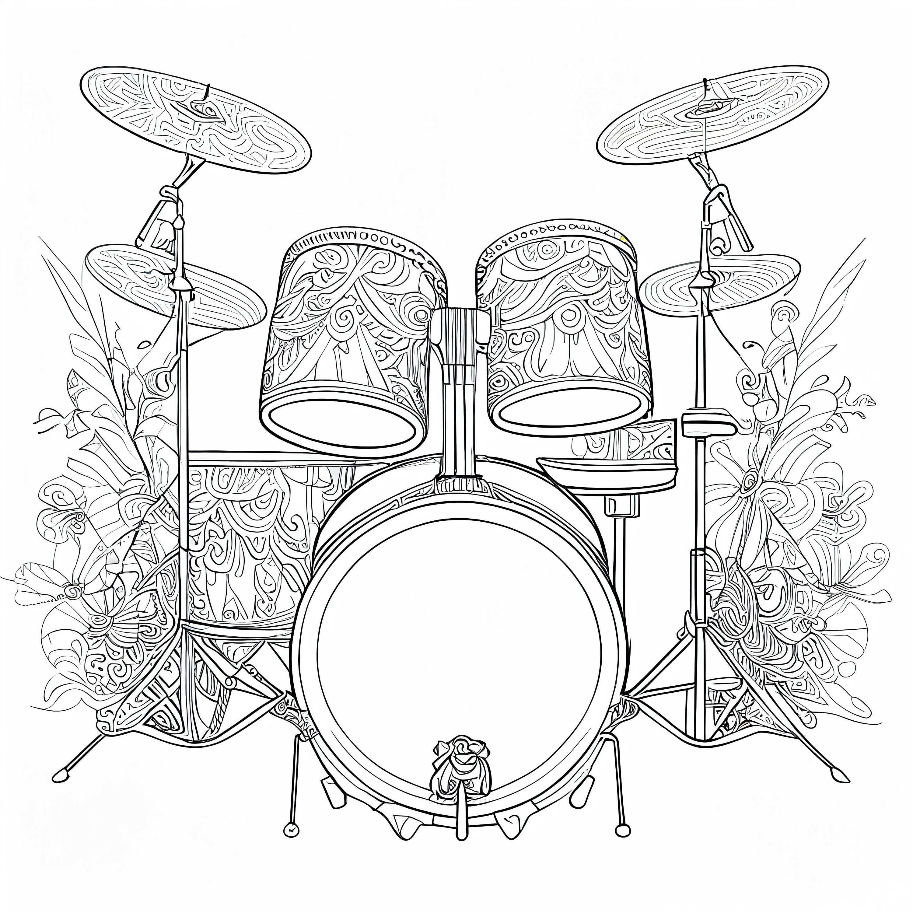 Drums Coloring Pages