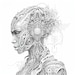 12 Pack Stress Relief Coloring Page, Cyborg Digital Print, Filigree ...