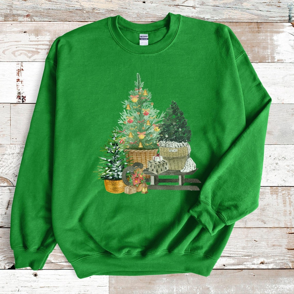 Christmas Tree Sweatshirt for Women, Christmas Sweatshirt, Christmas ...