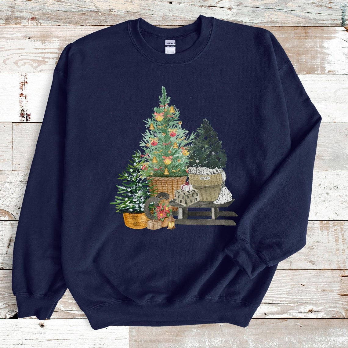 Christmas Tree Sweatshirt for Women, Christmas Sweatshirt, Christmas ...