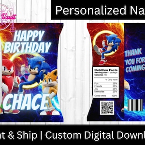 Sonic Chip Bag - Etsy