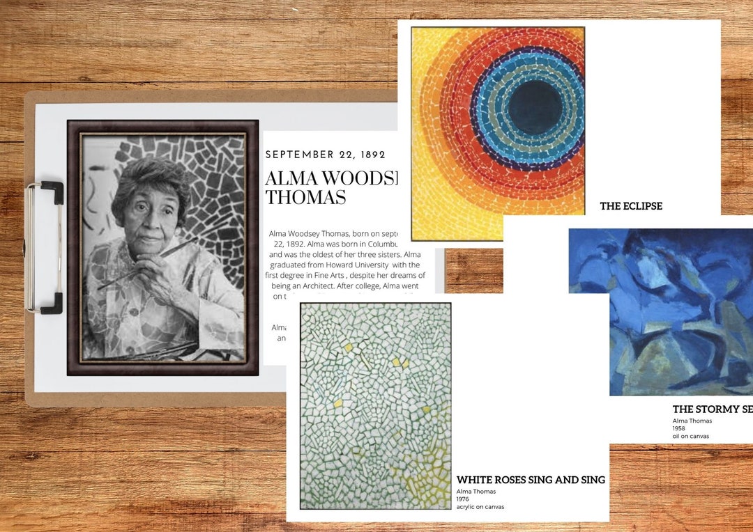 Artist Study Alma Woodsey Thomas - Etsy