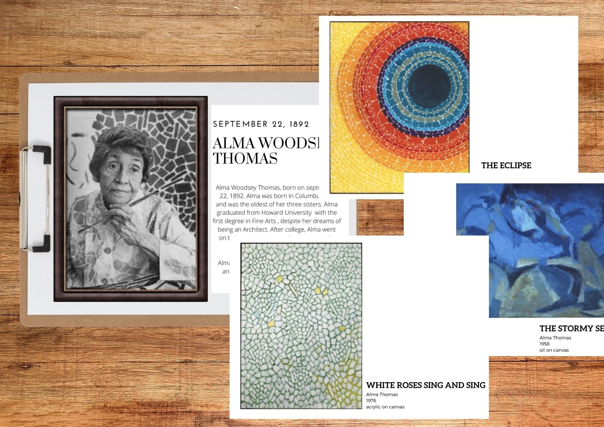 Artist Study Alma Woodsey Thomas - Etsy