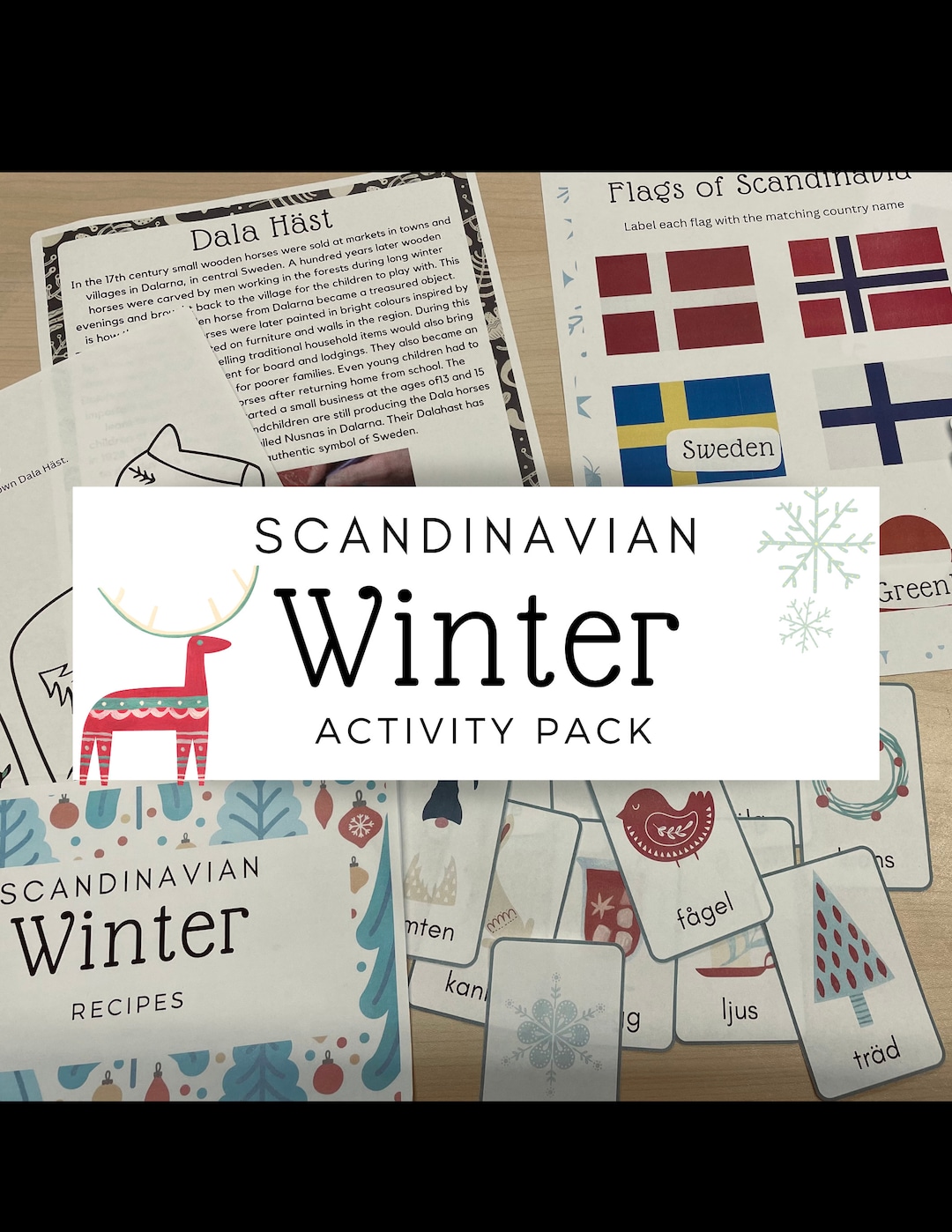 Scandinavian Winter Activity Pack - Etsy