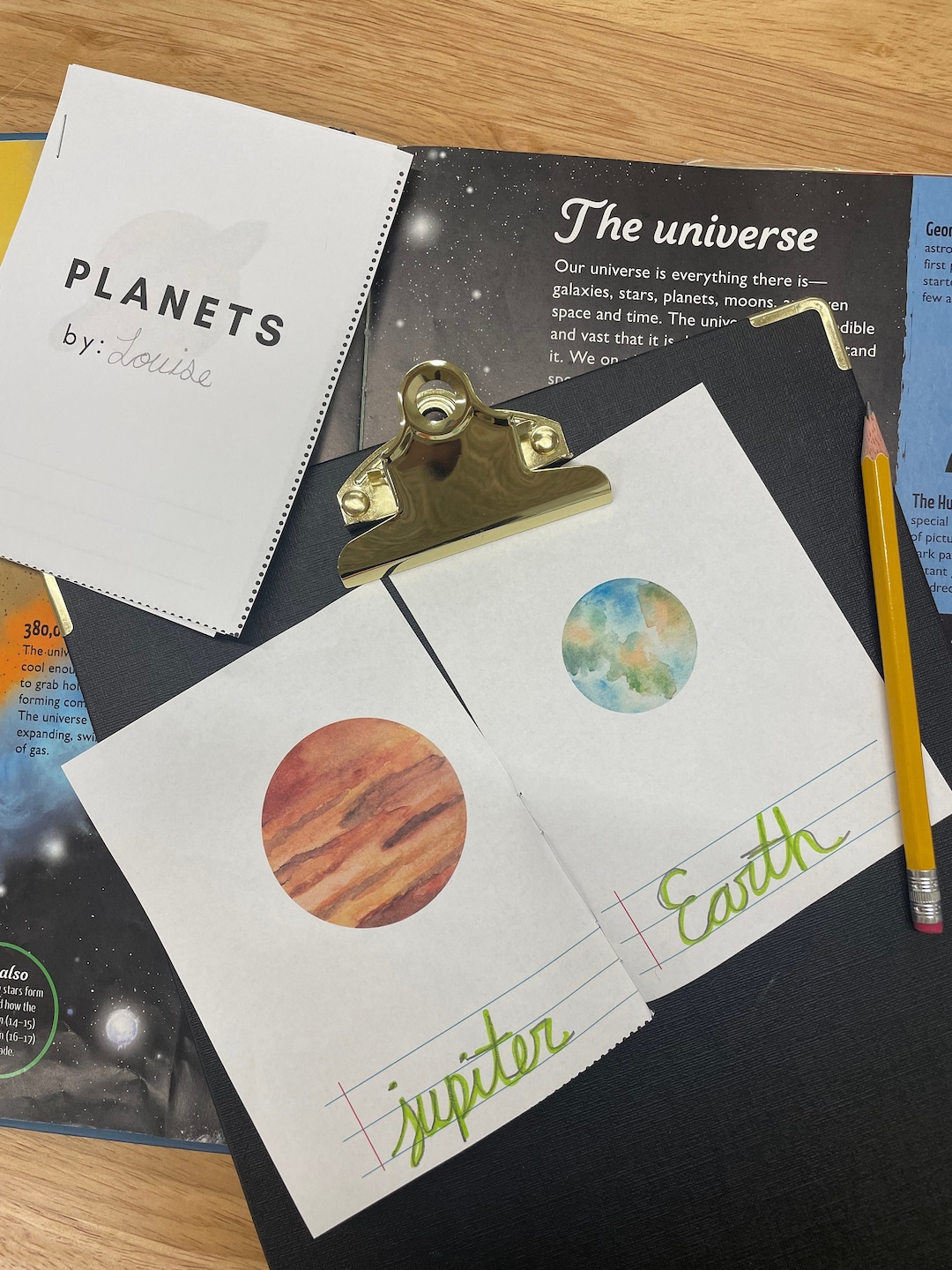 Booklet of Planets - Etsy