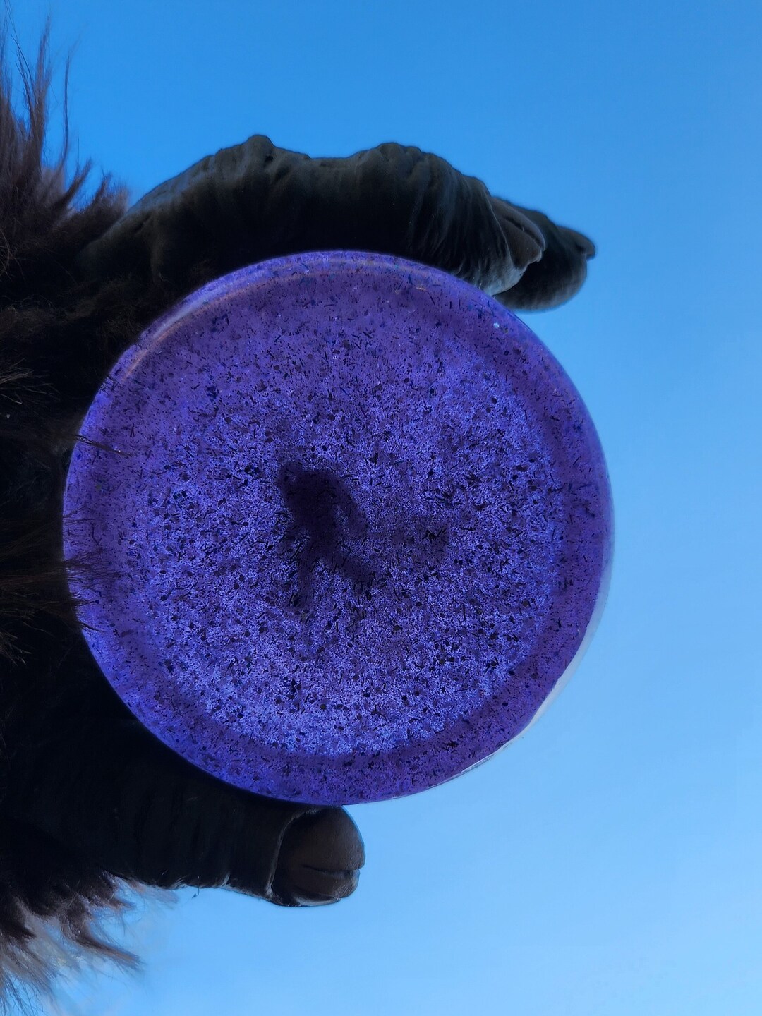 Limited Edition "purple Glitter Explosion" Sasquatch Sighting Handmade ...