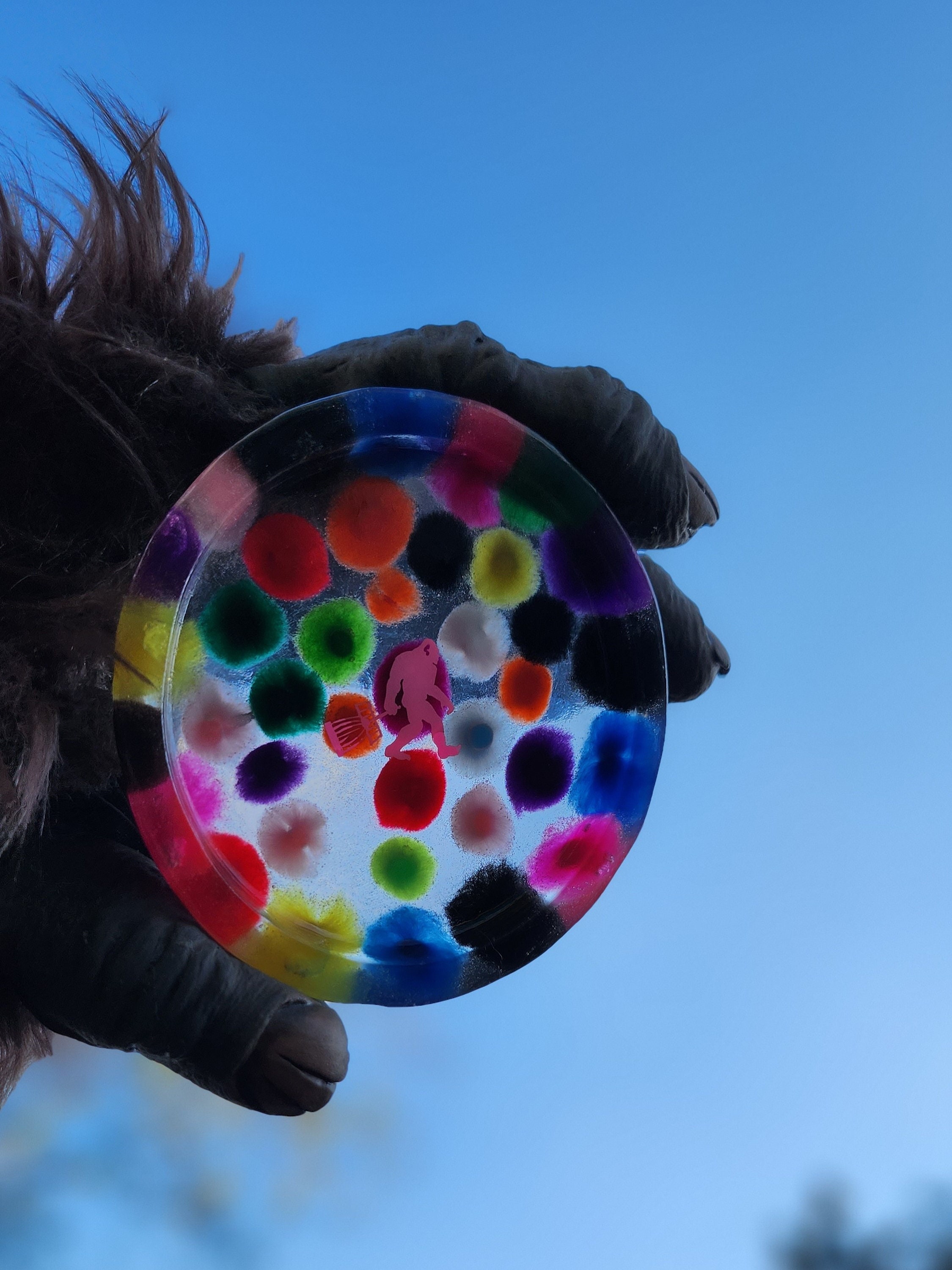 Limited Edition "world's Hardest Pom Poms" Sasquatch Sighting Handmade ...