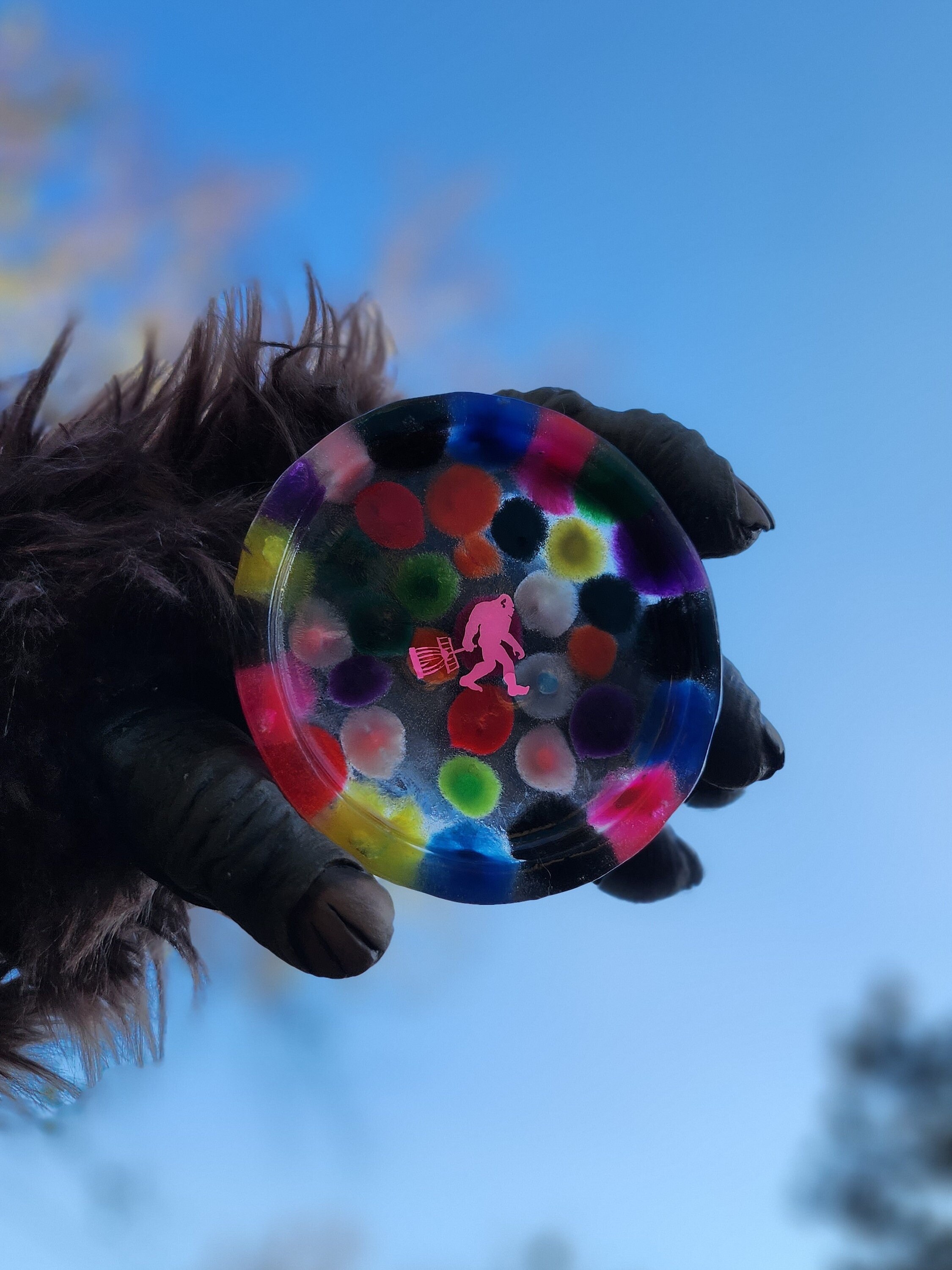 Limited Edition "world's Hardest Pom Poms" Sasquatch Sighting Handmade ...
