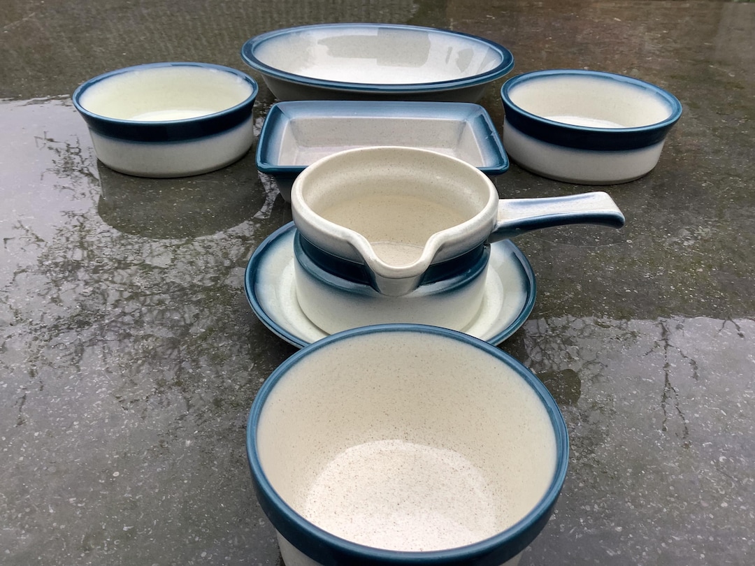 Wedgwood Blue Pacific, Oven to Table, Set of 6 Items. - Etsy