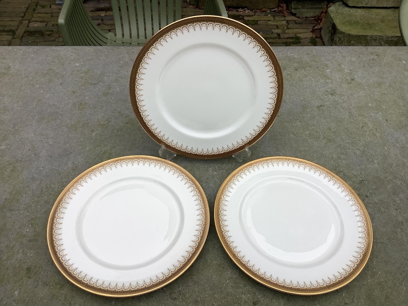 Paragon Athena Set of 3 Dinner Plates. - Etsy Canada