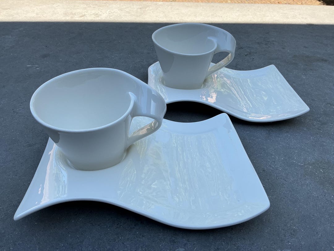 Villeroy & Boch New Wave, Set of 2 Cups and Plates. - Etsy