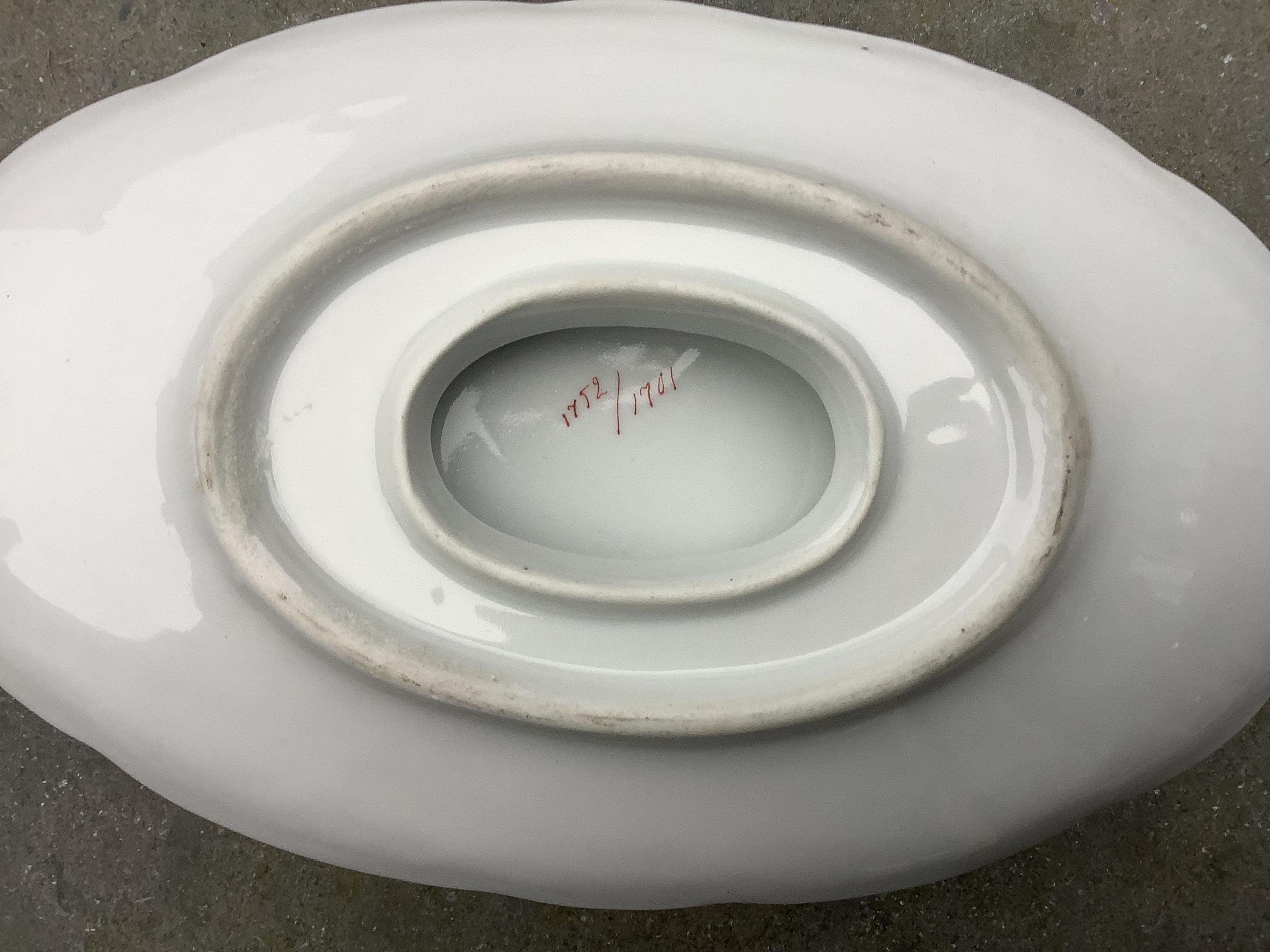 Limoges Fish Tableware Set of 3 Plates and Sauce Boat. - Etsy