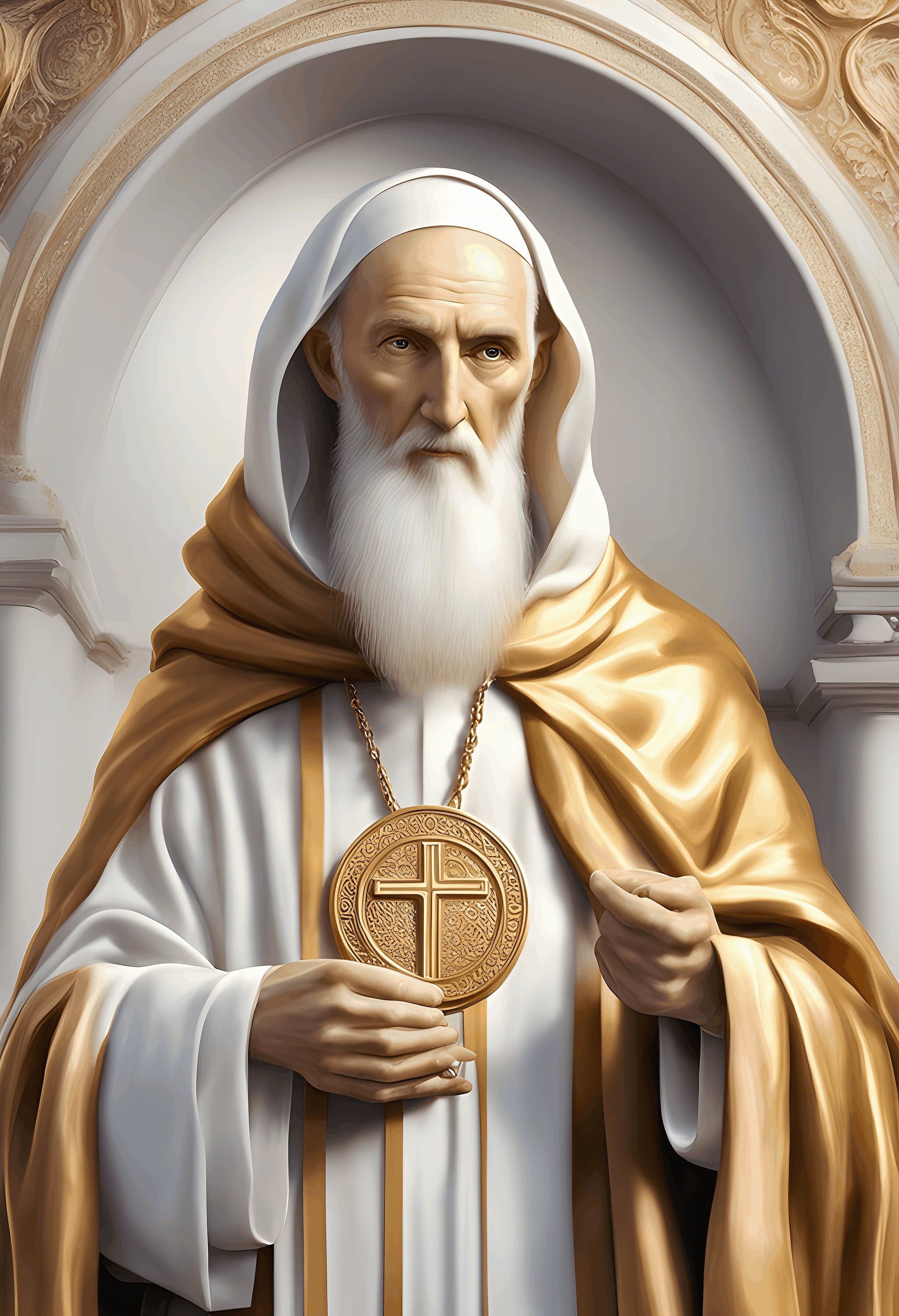 Saint Benedict Jesus Png - Etsy