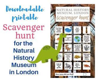 Museum of Natural History Scavenger Hunt - Etsy