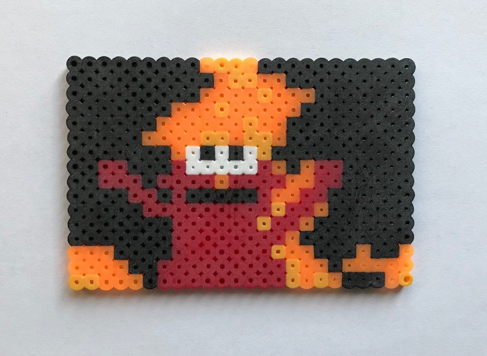 Hellmo - Perler Bead Picture Card - Etsy
