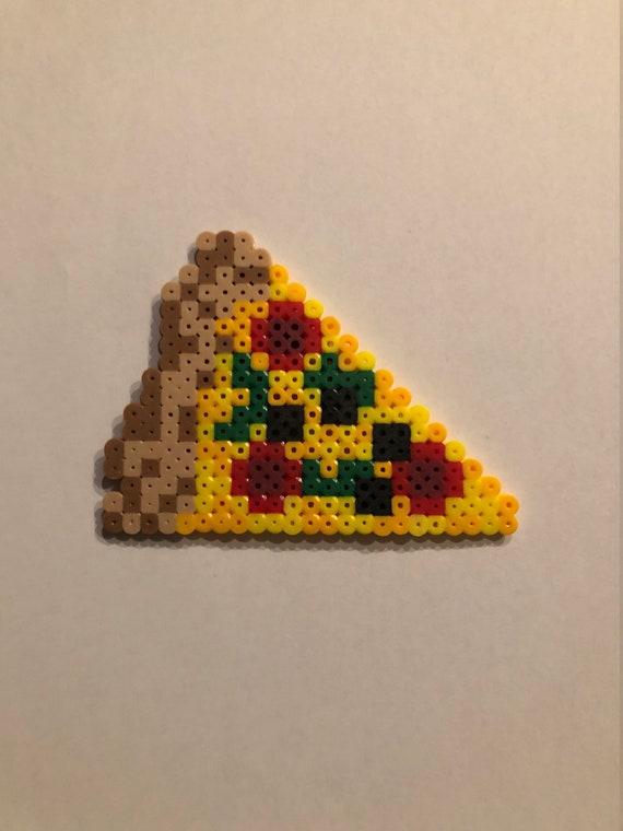 Pizza Burger and Hot Dog Perler Bead | Etsy
