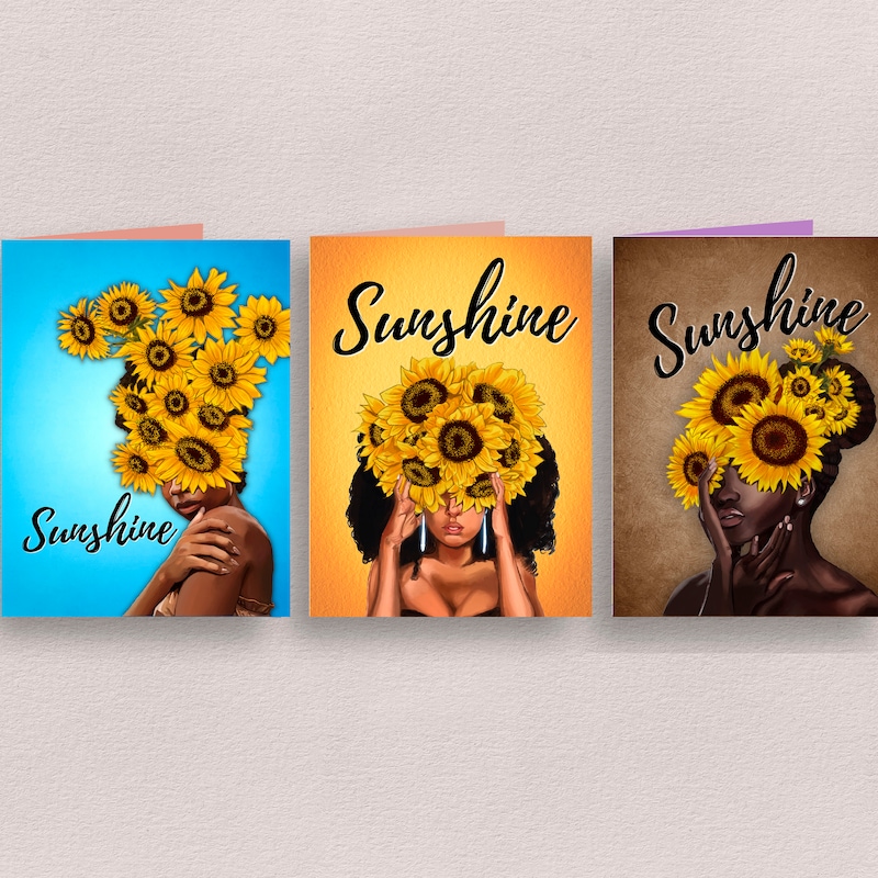 Black Greeting Cards - Etsy