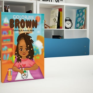 Black Girl Coloring Book and Activity Book, 50 Pages, African American ...