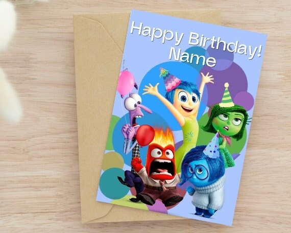 Inside Out Printable Birthday Card - Etsy