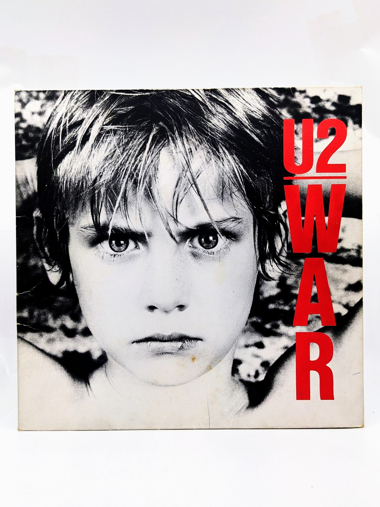 U2: War (1983) Vinyl Record - Rare German First Pressing - Textured ...