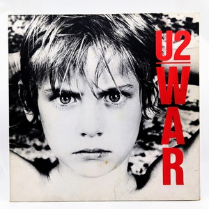 U2: War (1983) Vinyl Record - Rare German First Pressing - Textured ...