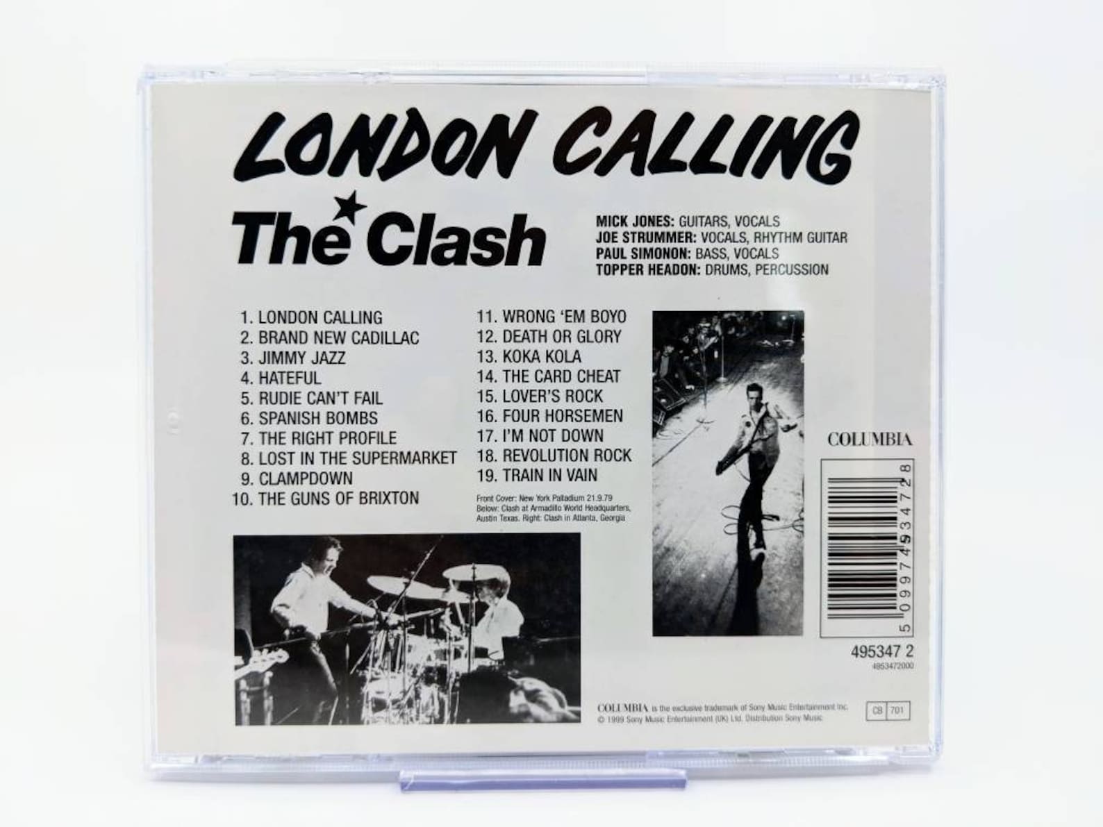 The Clash : London Calling (1979/1999) CD - UK Import - Remastered ...