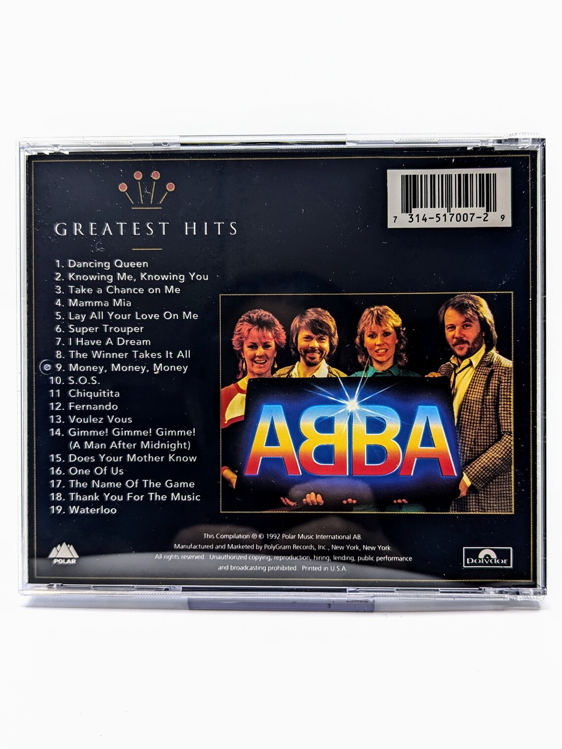 ABBA: Gold / Greatest Hits (1992) CD - 70's Euro Classic Rock - **MINT ...