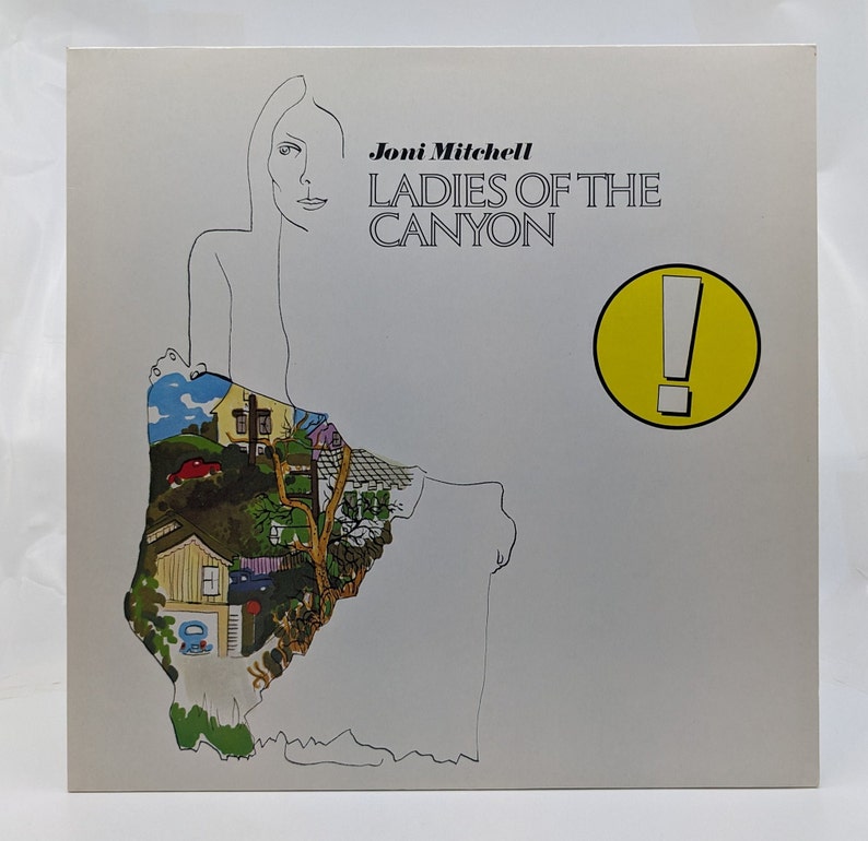 Joni Mitchell: Ladies of the Canyon reissue Vinyl Record / Rare German ...