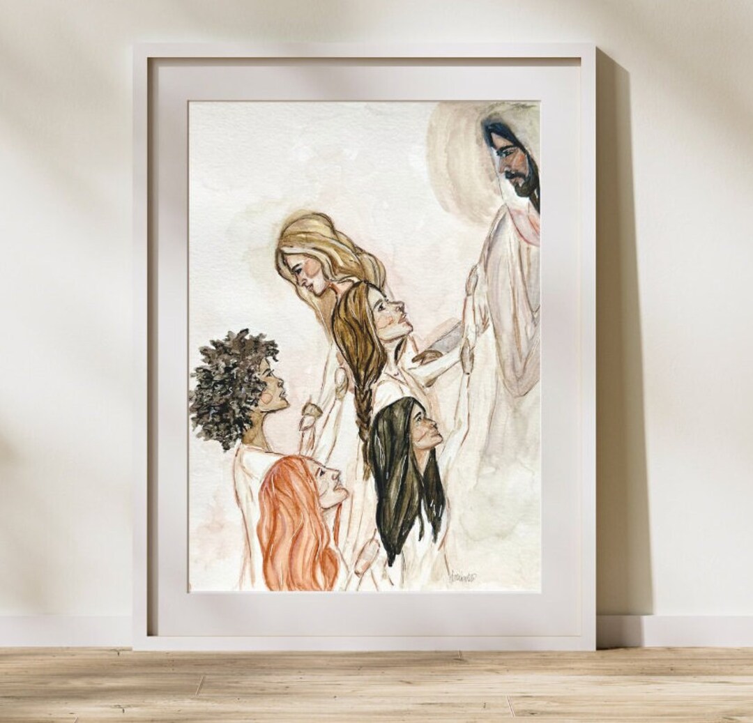 Women in Christ, Religious Art, Women Need Women Artwork, Jesus Christ ...