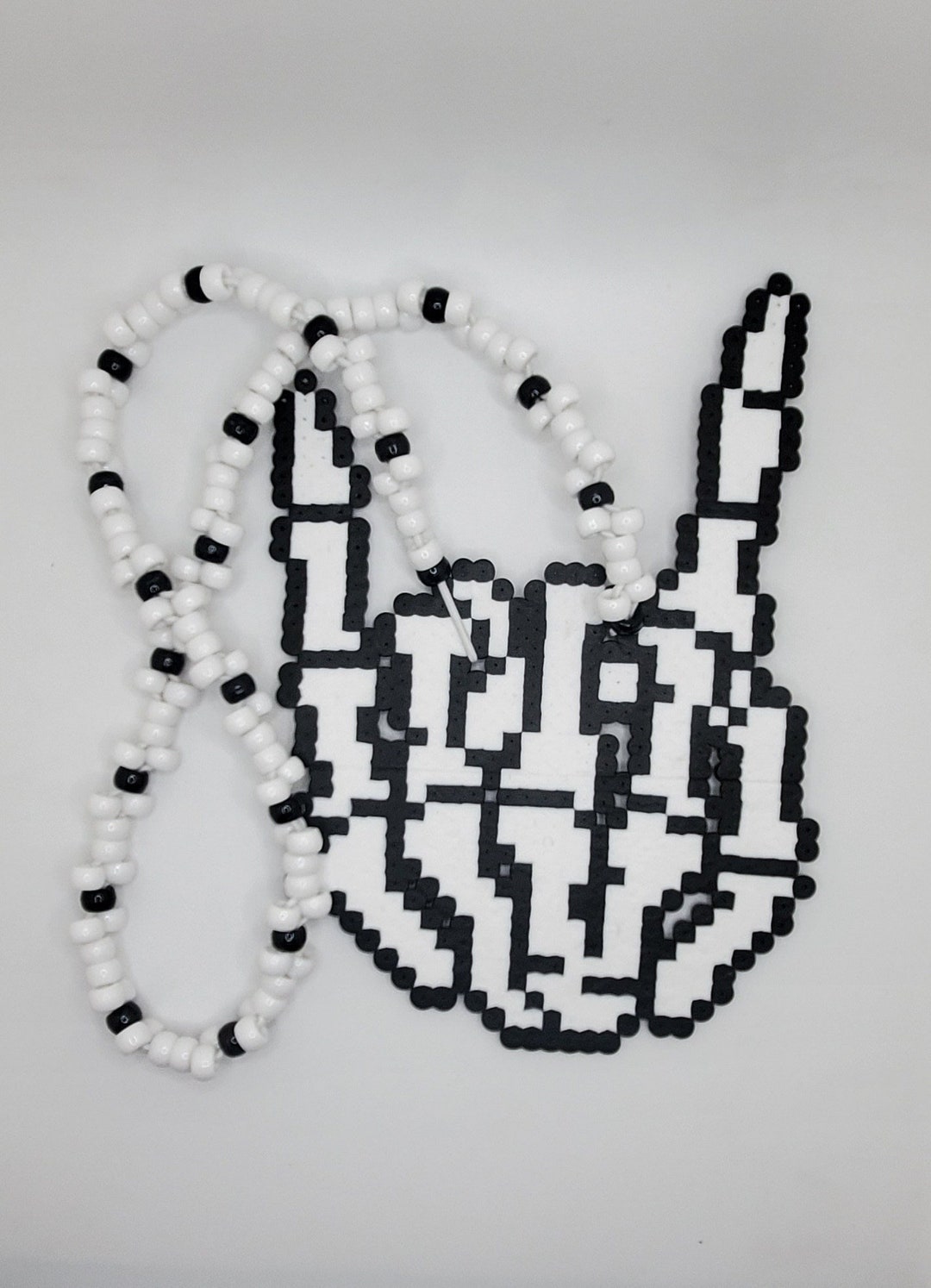 Bone Hand Kandi Necklace - Etsy